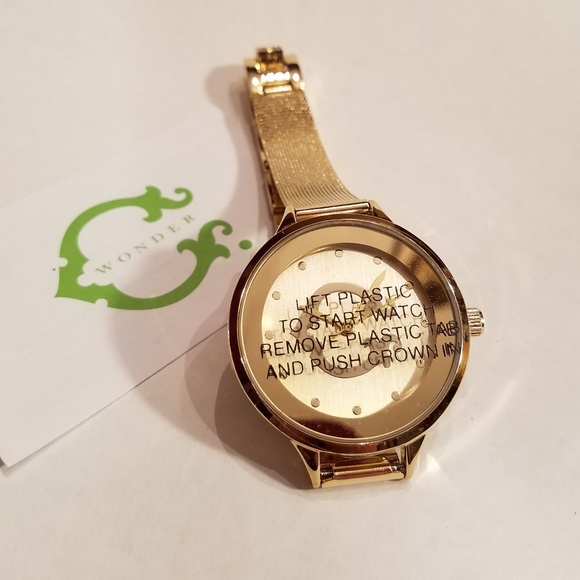 C. Wonder | Accessories | Gorgeous Gold Signature C Dial C Wonder Watch ...
